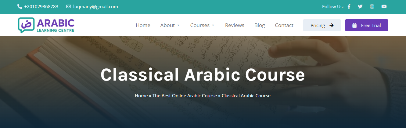 What Is Classical Arabic? - Arabic Learning Center
